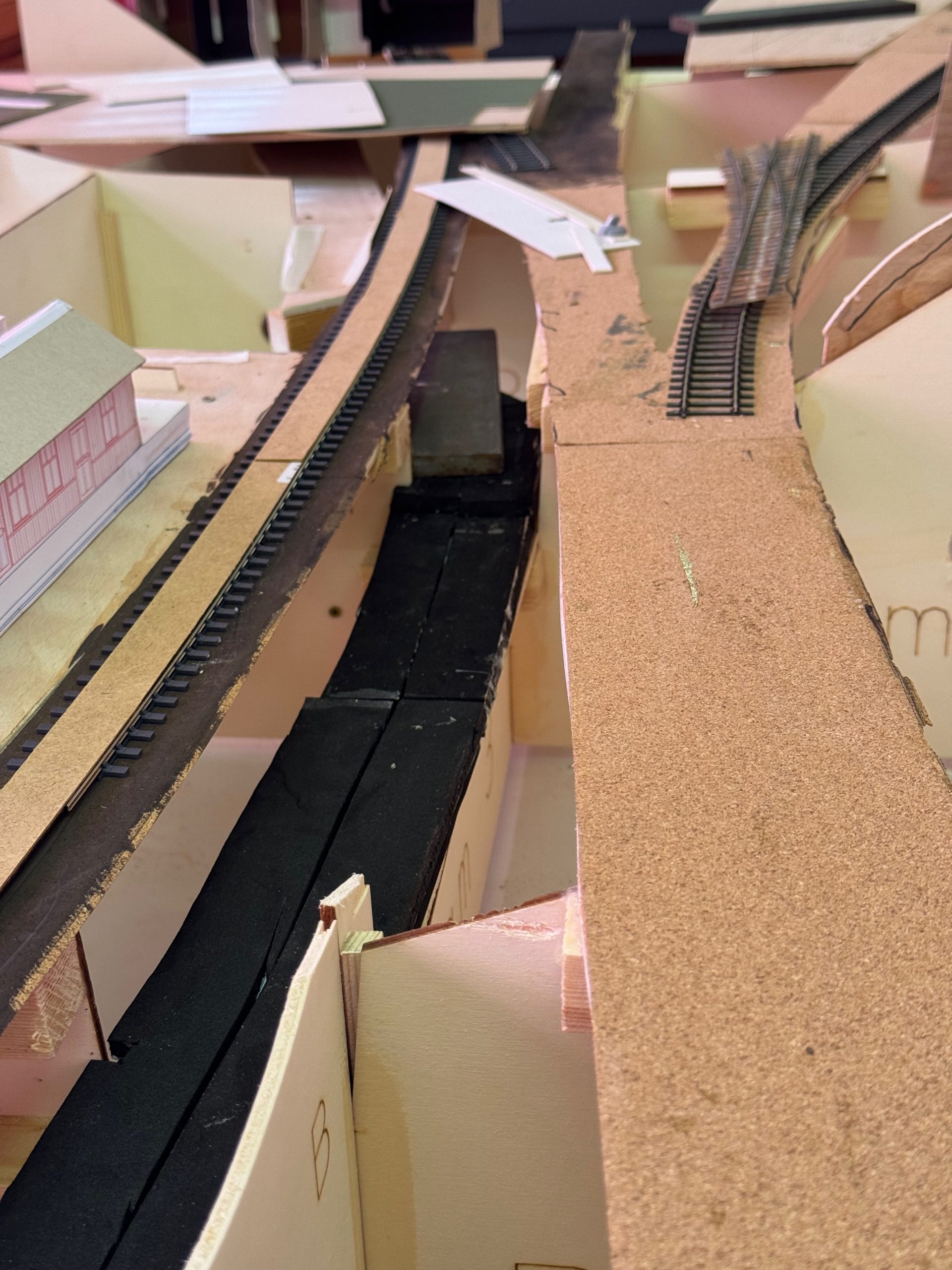 Raising the riverbed – Newport Model Railway Society